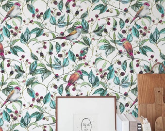 Bird wallpaper | Etsy