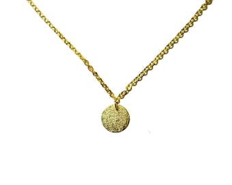 Gold dust necklace | Etsy