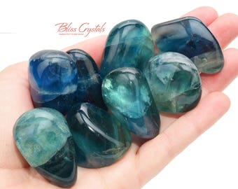 Blue green fluorite | Etsy