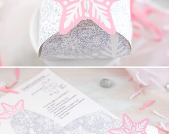 Snowflake gift box | Etsy