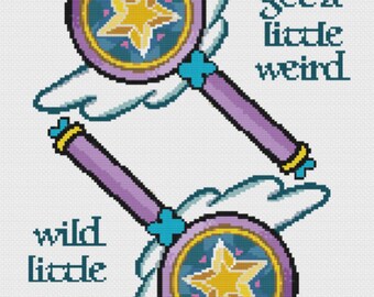 Star butterfly wand | Etsy