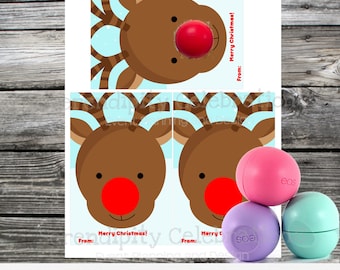 Eos lip balm card | Etsy