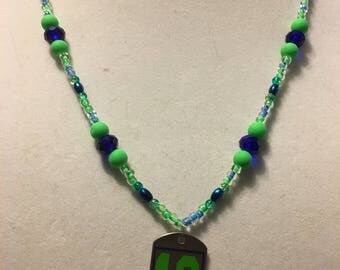 Items similar to Seahawks Dog Tag necklace on Etsy