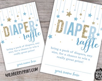 Diaper raffle poem | Etsy