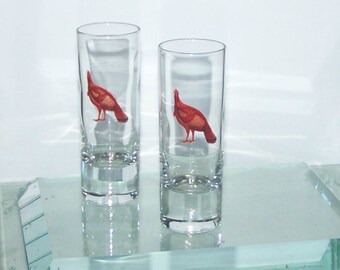 Wild turkey glasses | Etsy