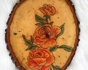 Wood burning art | Etsy