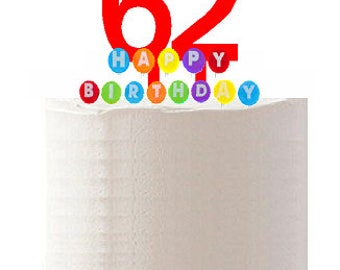 62nd birthday | Etsy