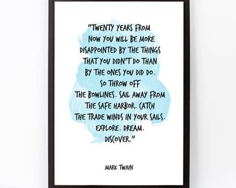 Mark Twain inspirational quote: Kindness is what blind can