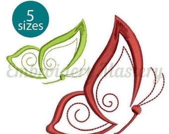 Butterfly embroidery | Etsy