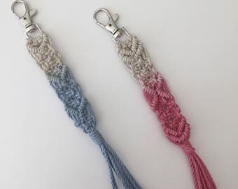 Macrame keychain | Etsy