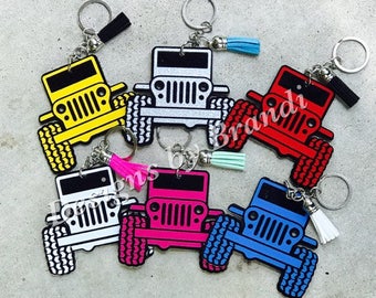Jeep keychain | Etsy