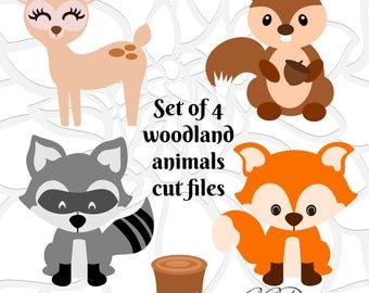 Cute Woodland Baby Fox SVG Cut File SVG Vinyl designs Baby