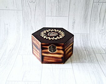 Pyrography box | Etsy