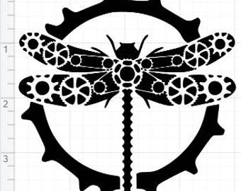 Dragonfly dxf | Etsy