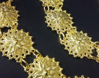 Gold filigree belt | Etsy