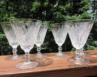 Lead crystal glasses | Etsy