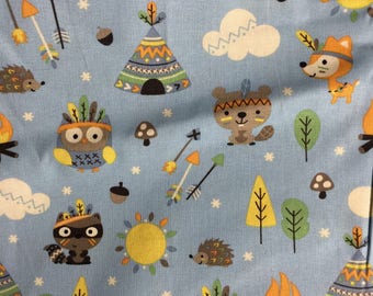 Woodland fabric | Etsy