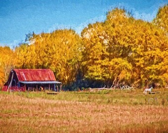 Rustic painting | Etsy