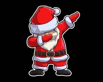 Dabbing santa | Etsy