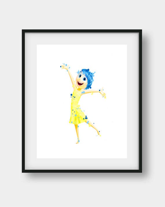Disney Inside Out Joy Print Inside Out Print Inside Out