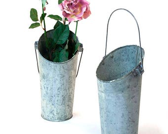 Galvanized pail | Etsy