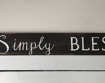 Simply blessed | Etsy