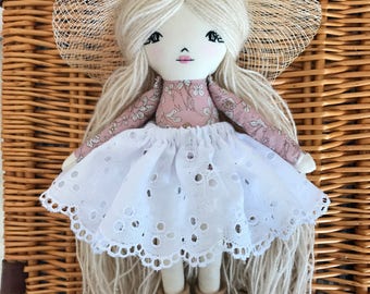 Handmade cloth doll | Etsy