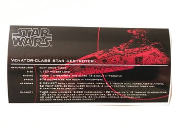 Star destroyer decal | Etsy