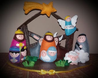 Felt nativity | Etsy