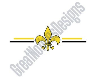 Fleur de lis border | Etsy