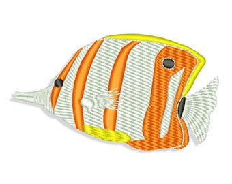 Fish embroidery | Etsy