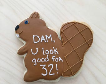 Beaver cookies | Etsy