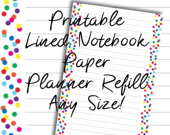 Planner refill | Etsy