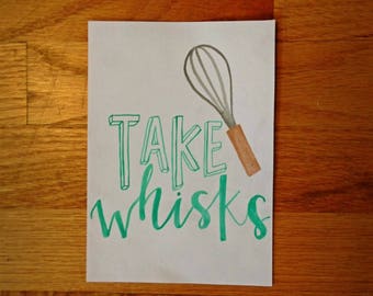 Whisk puns | Etsy