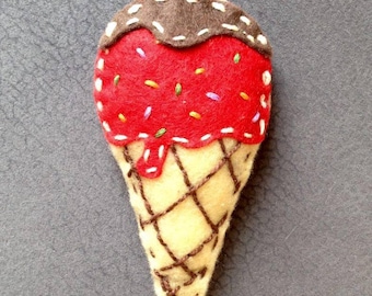 Felt ice cream | Etsy