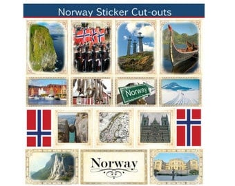 Norway stickers | Etsy