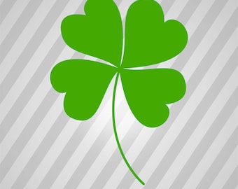 Four leaf svg | Etsy
