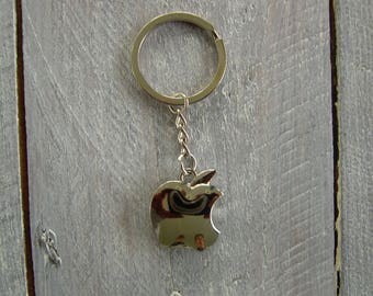 Handmade Leather Keychain Red Apple FREE Shipping Worldwide