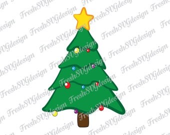 Christmas tree svg | Etsy