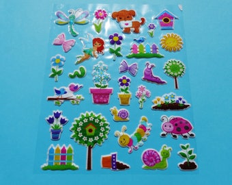 Puffy stickers | Etsy