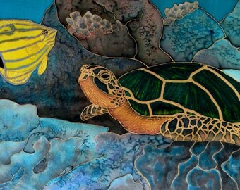 Honu painting | Etsy