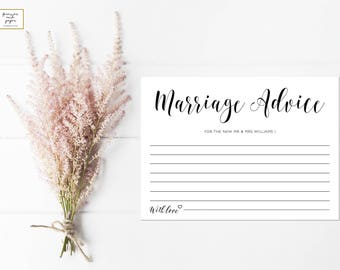 Marriage advice card | Etsy