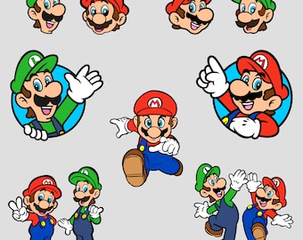 Mario svg | Etsy
