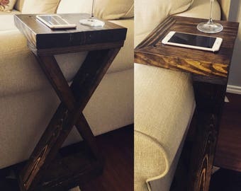 Sofa arm table | Etsy