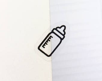 Baby bottle stickers | Etsy