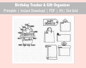 Birthday tracker | Etsy