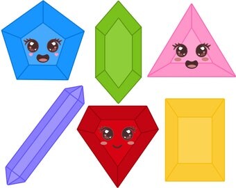 Gems clipart | Etsy