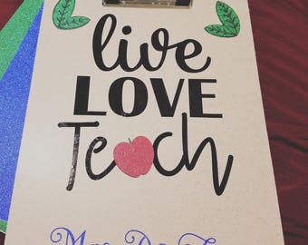 Live love teach | Etsy