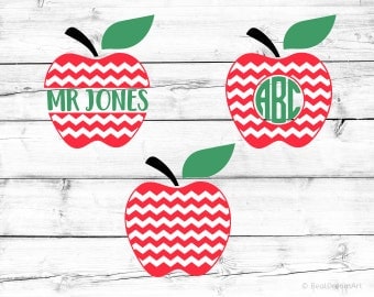 Chevron apple | Etsy