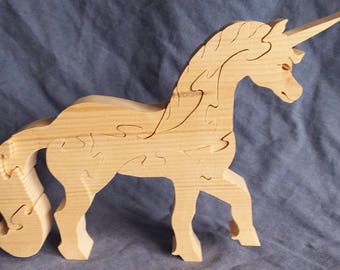Unicorn puzzle | Etsy
